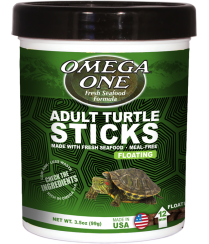 Omega One Adult Turtle Sticks – AGE OF AQUARIUMS LIVE FISH AND PLANTS