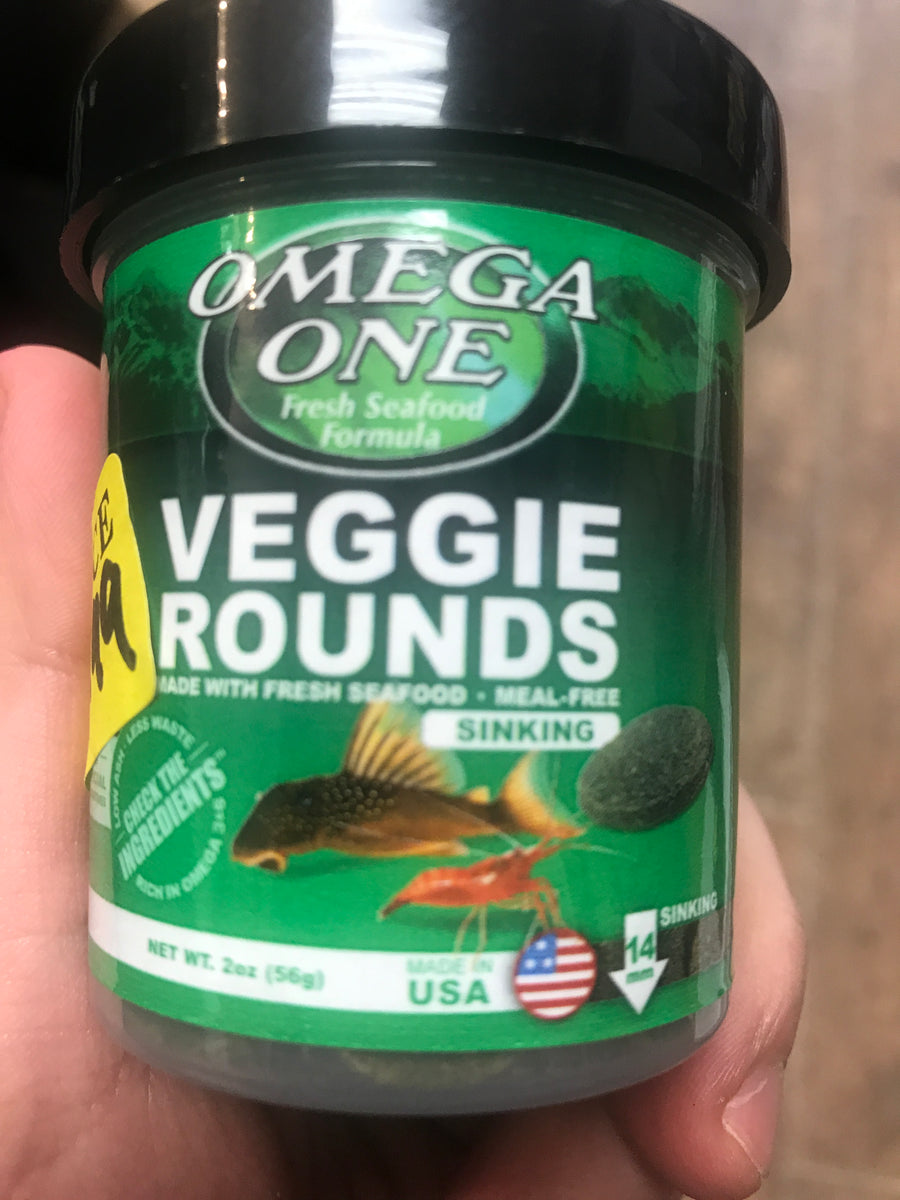 Omega One Veggie Rounds – AGE OF AQUARIUMS LIVE FISH AND PLANTS